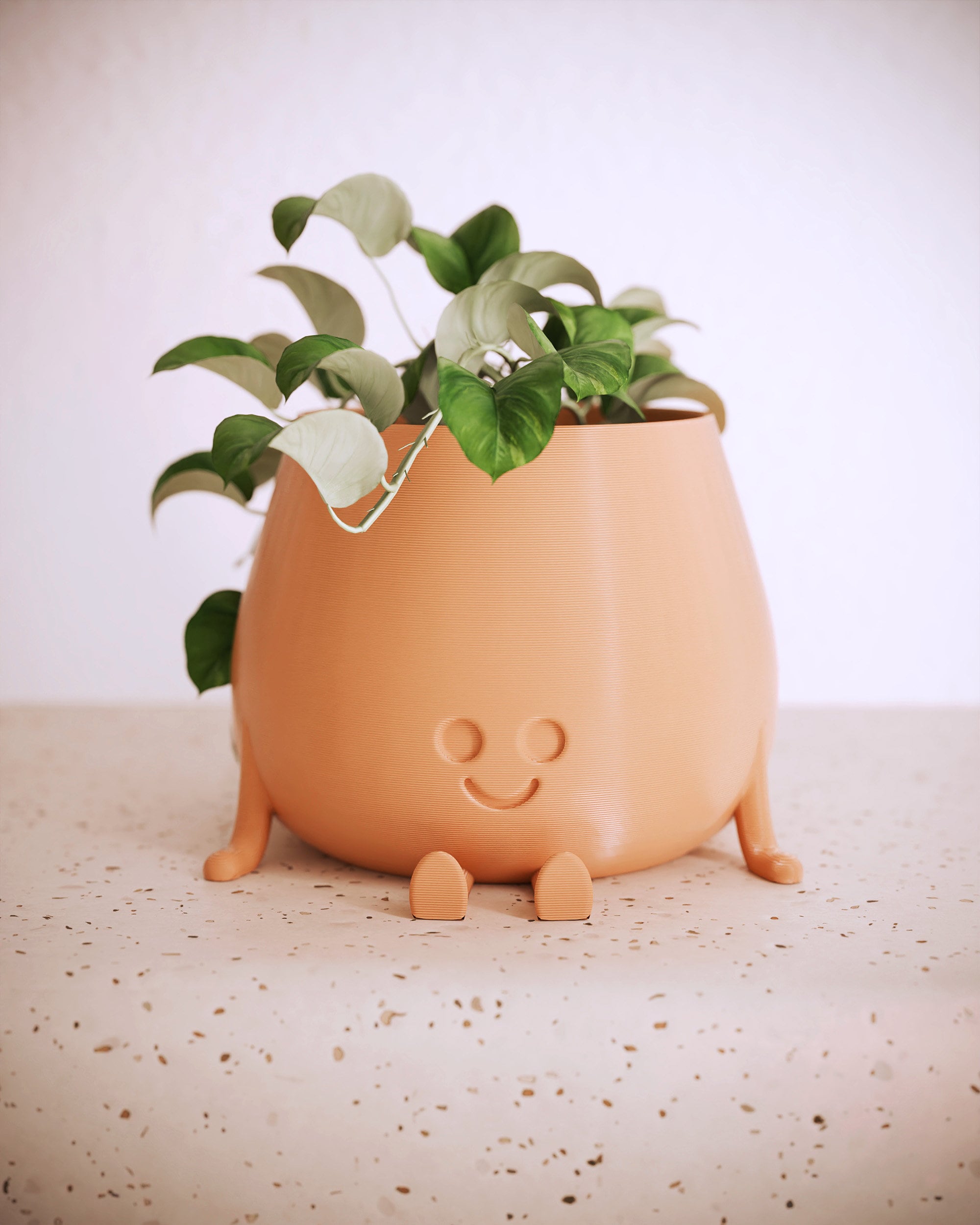 Happy Pot 3D Print Stl File Stl File for 3D Printers home Decor Digital ...