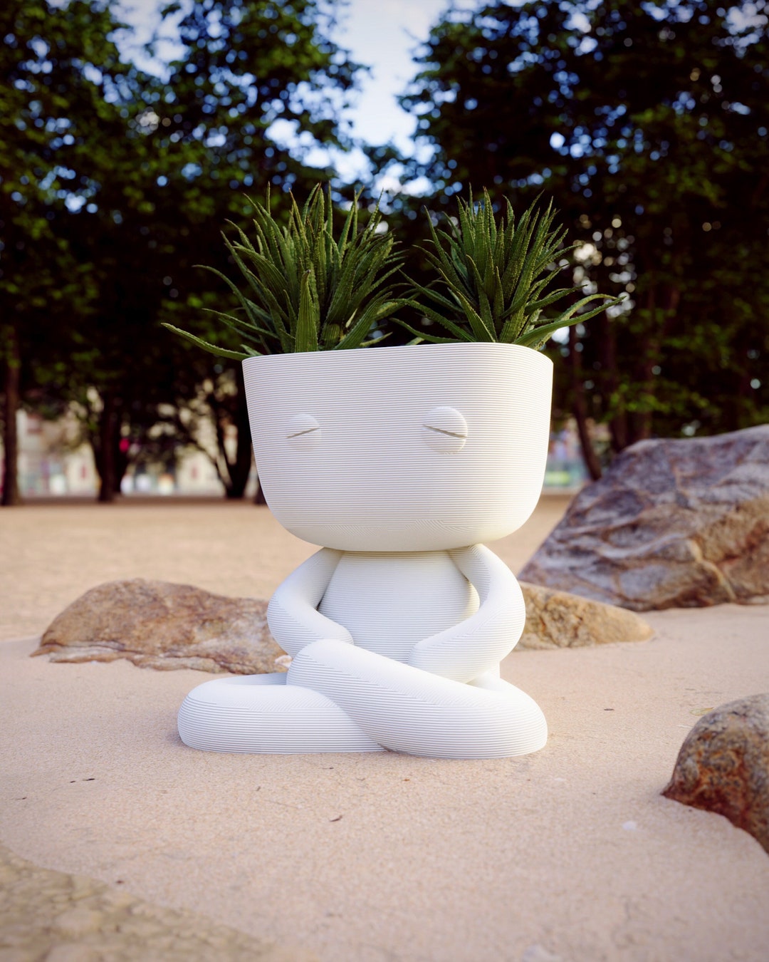 Milo Zen Planter 3D Print Stl File | Stl File for 3D Printers | 3D Home ...