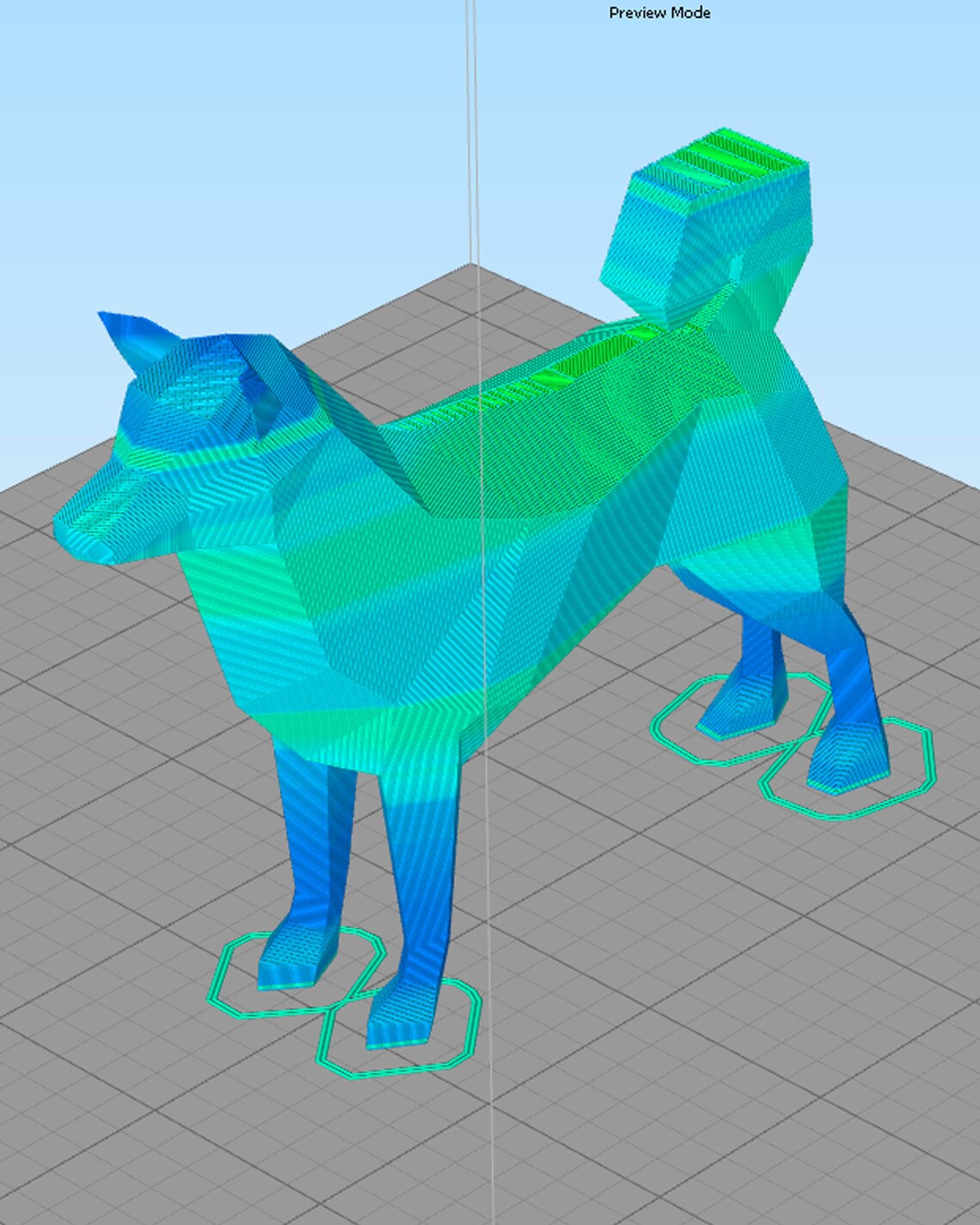 SHIBA INU Lowpoly Sculpture Animal Dog STL File 3D Print Stl File Stl ...
