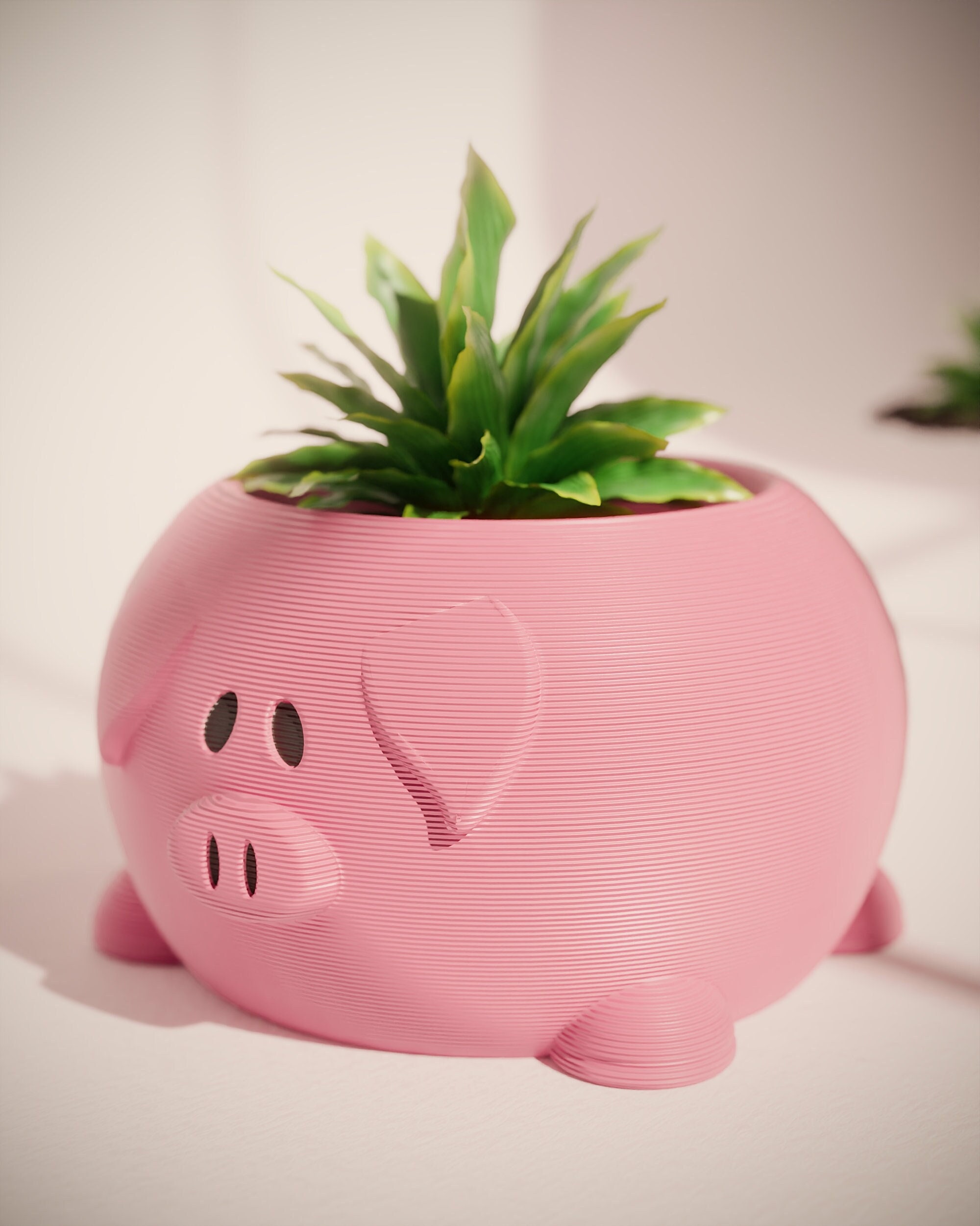 3D Print Fat Pig Planter STL File | Home Decor (digital Download) - Etsy