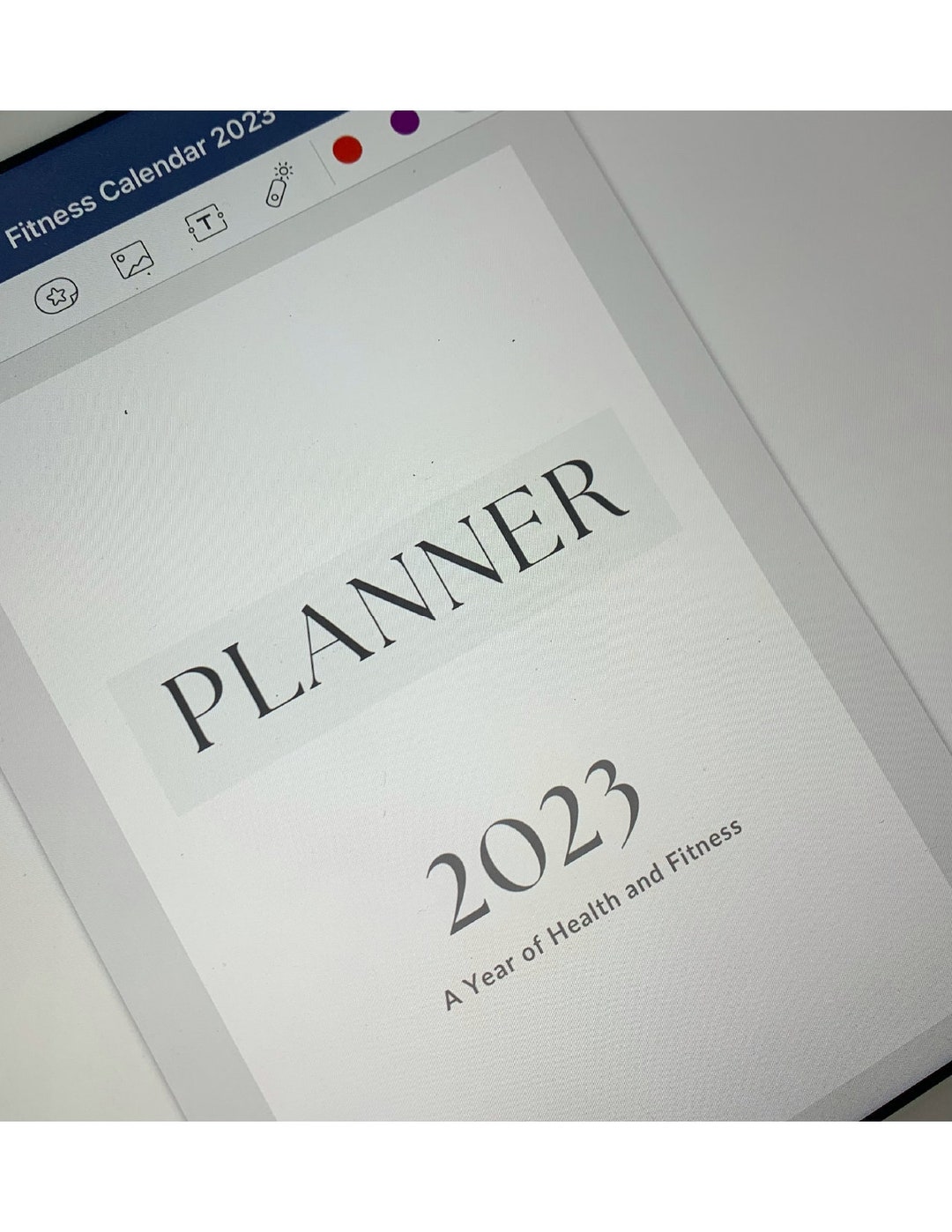 2023 Digital Fitness Planner - Etsy