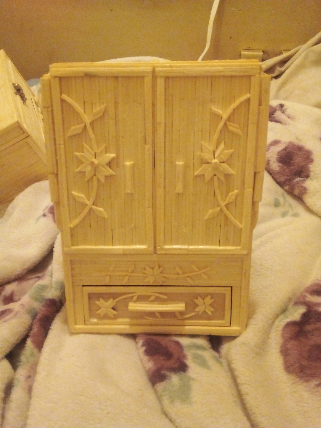 Matchstick Jewellery Box, Perfectly Structured and Hinged, Beautifully ...