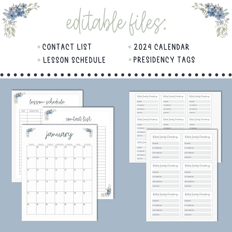 Relief Society 2025 Planner - Etsy