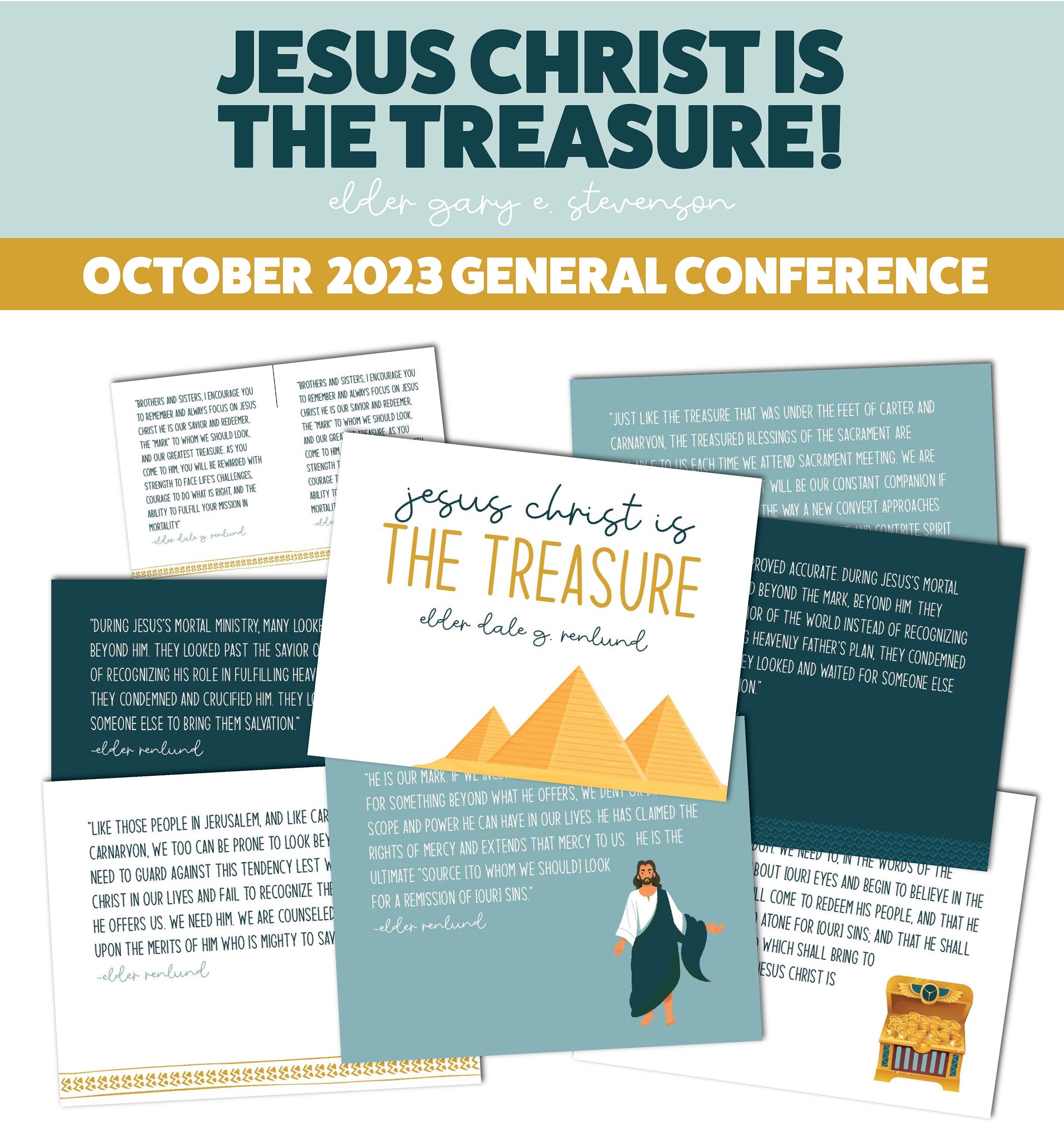 Elder Dale G. Renlund jesus Christ is the Treasure General Conference ...