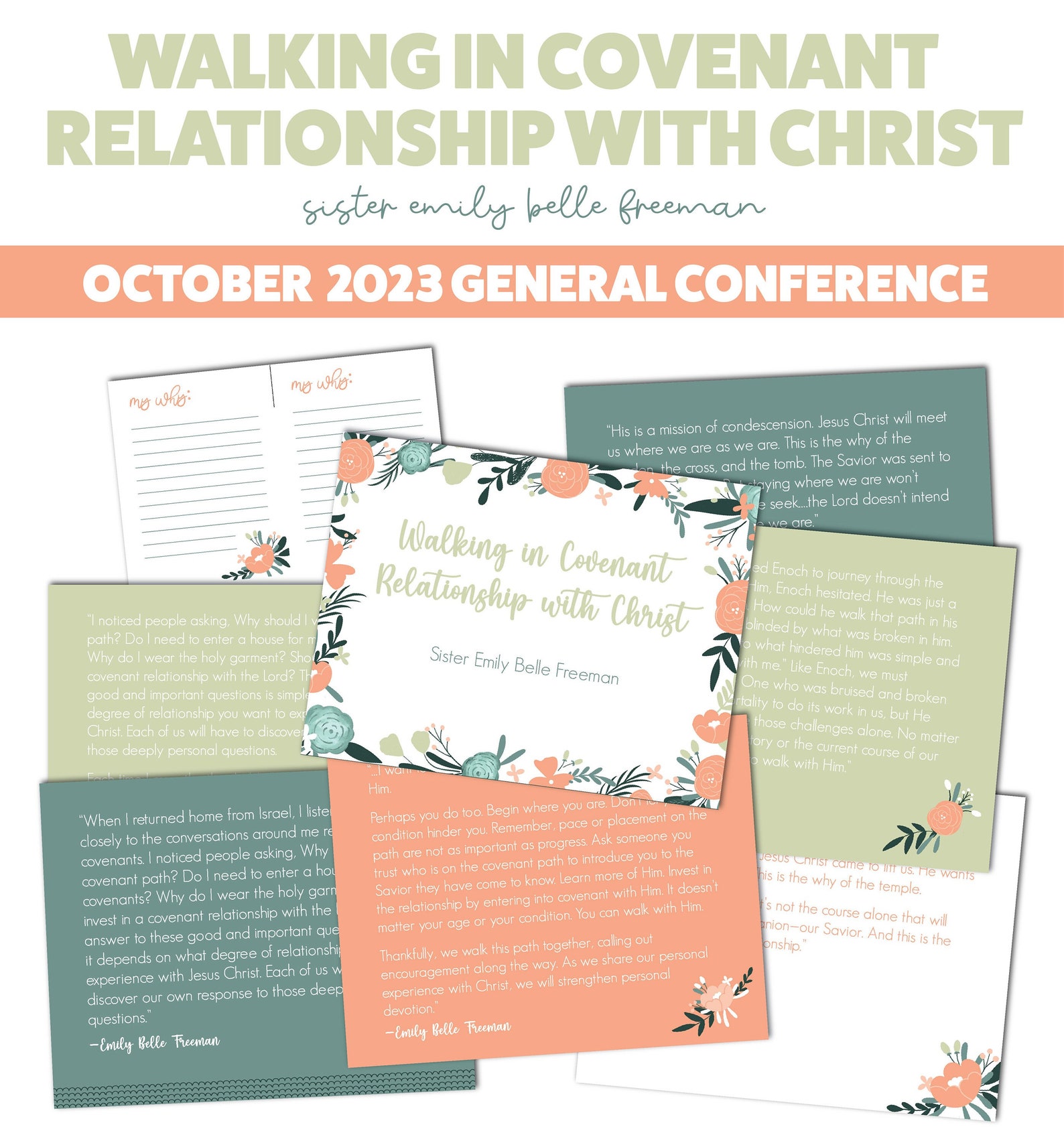 Sister Emily Belle Freeman "walking in Covenant Relationship With ...