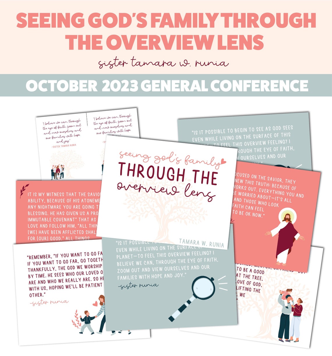 Sister Tamara W. Runia "seeing God's Family Through the Overview Lens ...