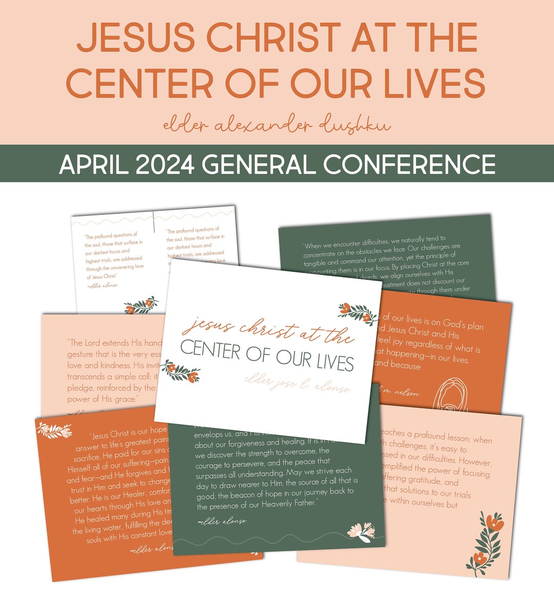 Elder Jose L. Alonso "jesus Christ at the Center of Our Lives" General ...