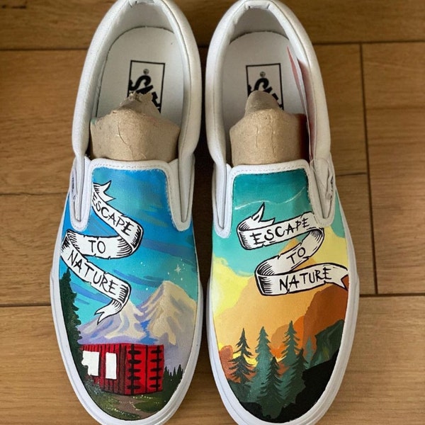 Hand Painted Shoes - Etsy