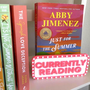 Book Sign, Library Sign, Currently Reading, Book Display, Bookish Decor ...