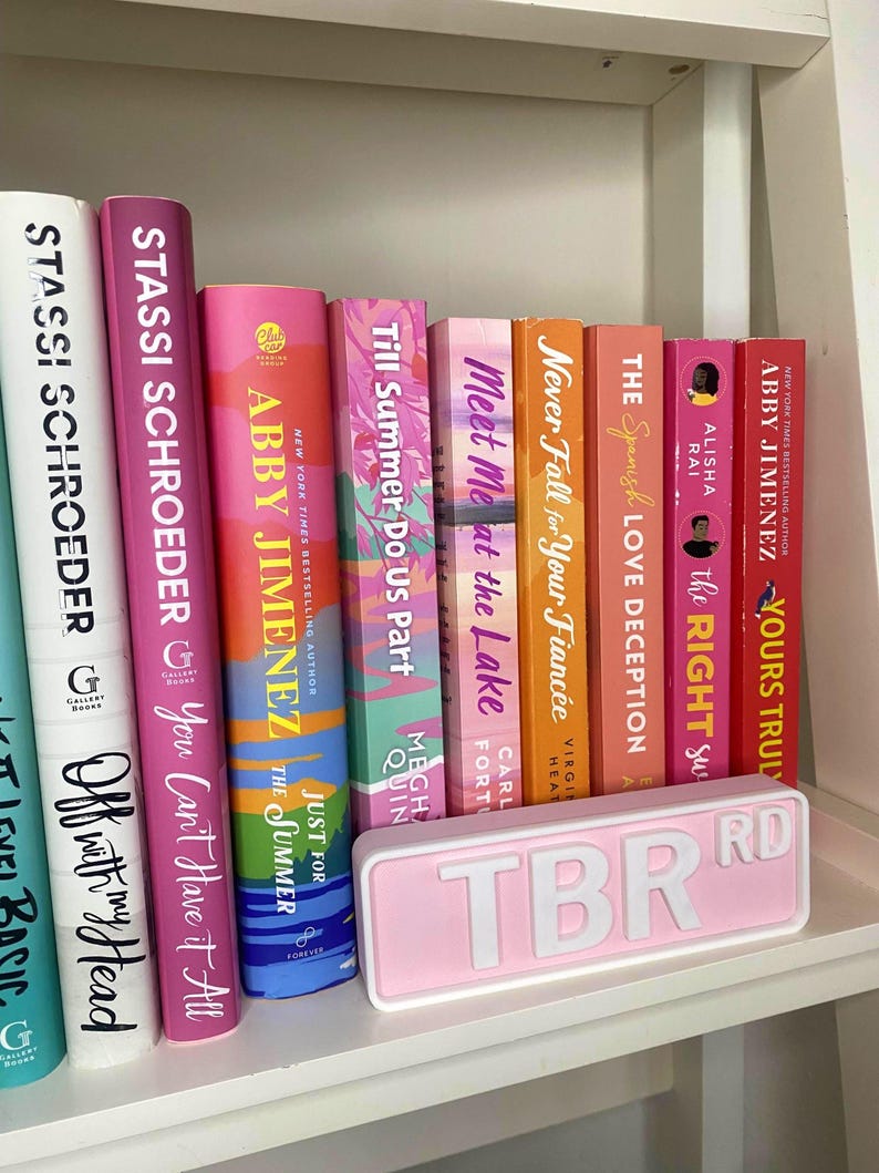 Bookshelf Street Sign | Personalized Color Bookshelf Decor for Book ...