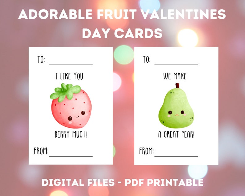 Printable Valentines Day Cards Kids Valentine Cards DIY - Etsy