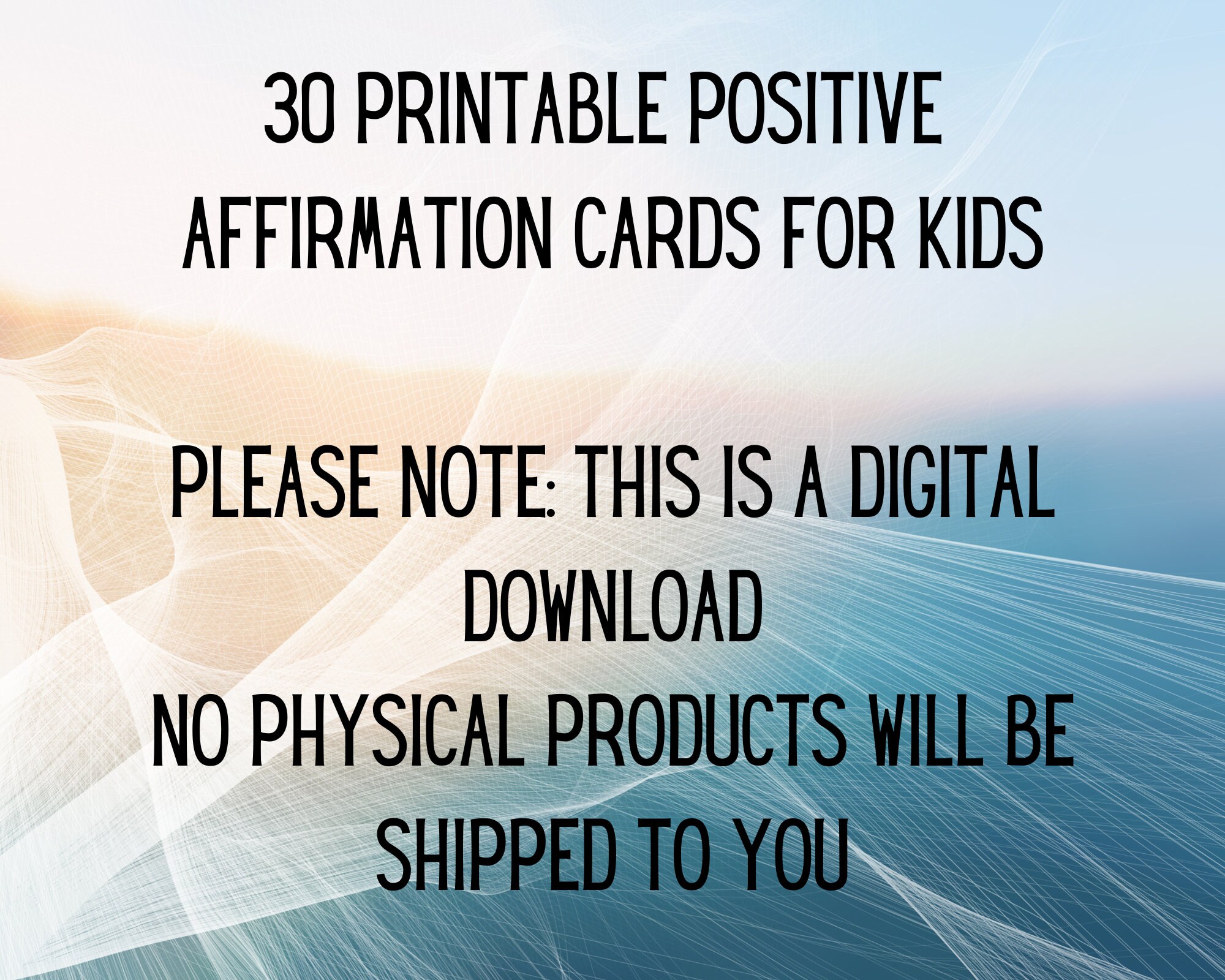 Printable Positive Affirmation Cards for Kids, Motivational Cards ...