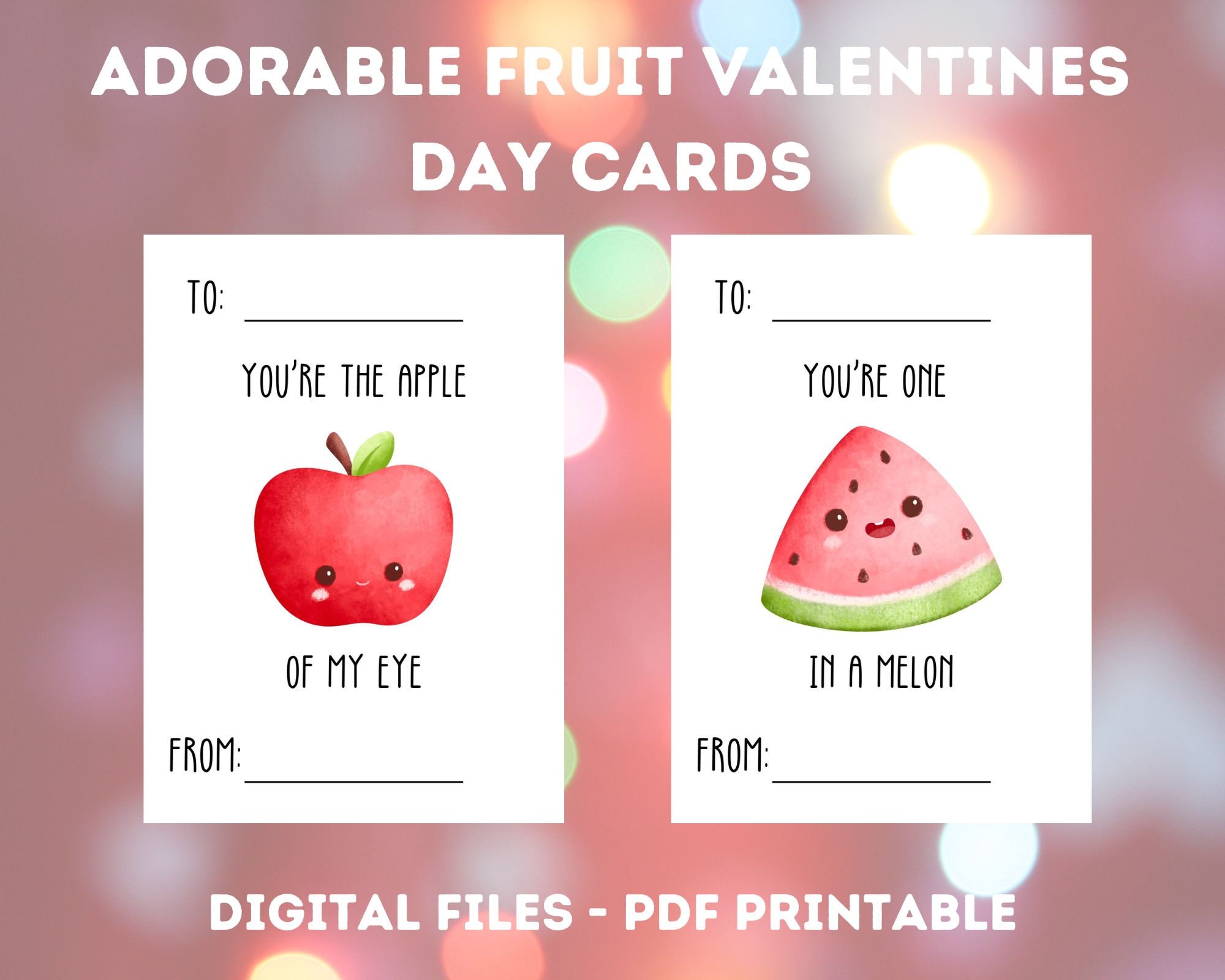 Printable Valentines Day Cards, Kids Valentine Cards, DIY School ...
