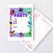 Printable Smiling Critters Birthday Invitations and Thank You Tags ...