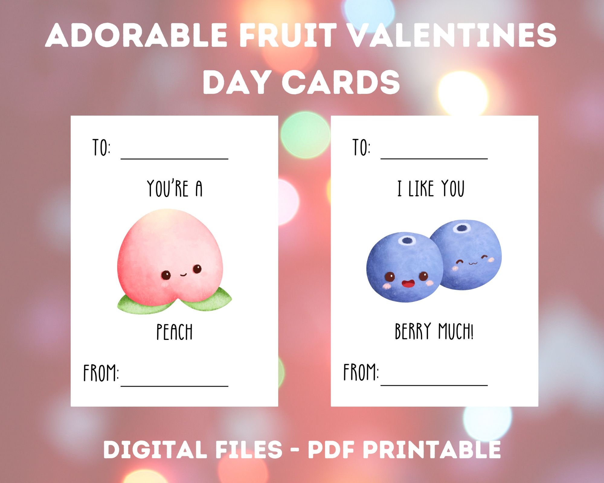 Printable Valentines Day Cards, Kids Valentine Cards, DIY School ...