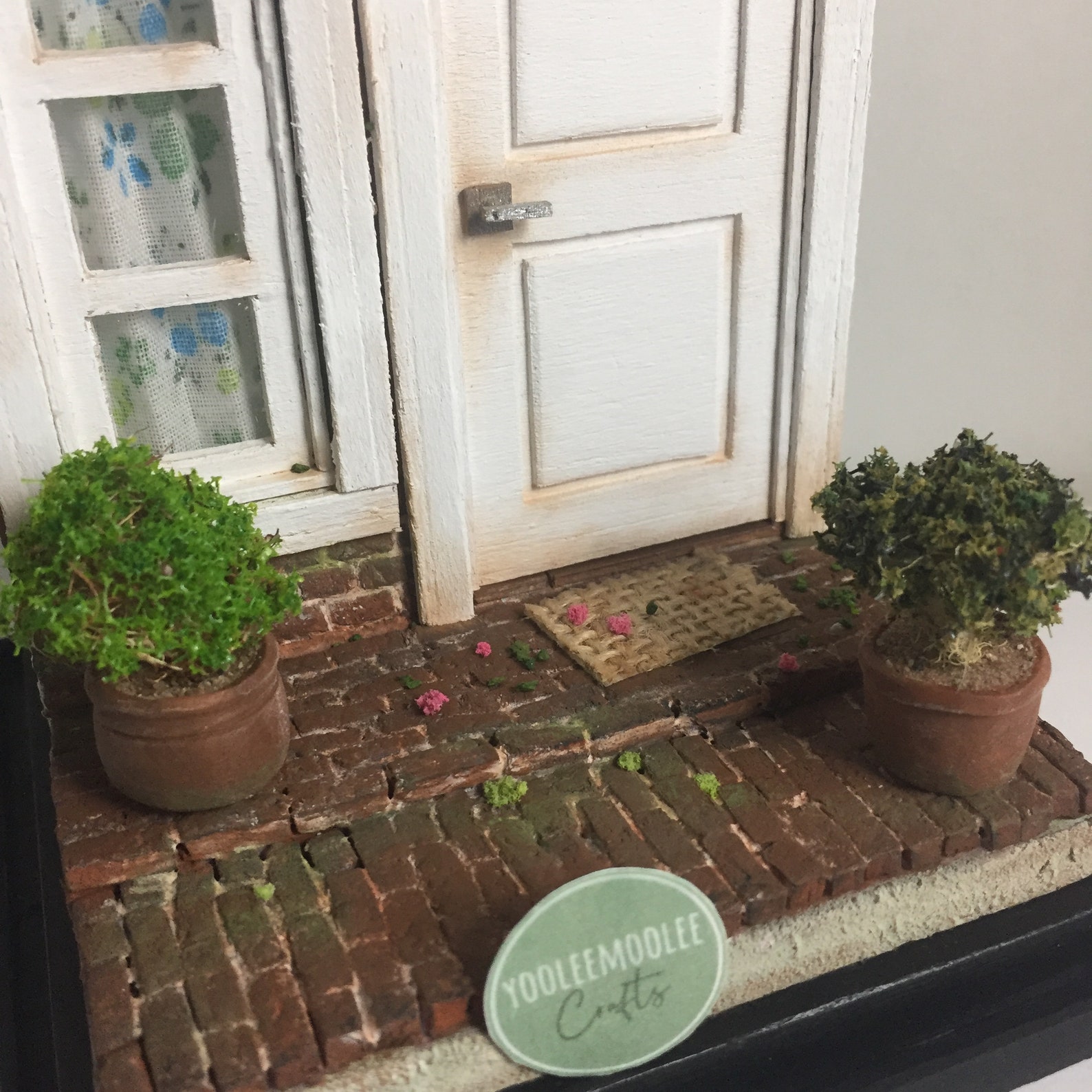 Welcome Home Two-sides Handmade Miniature Diorama Scene Mini Tabletop ...