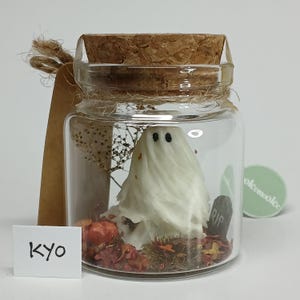 Pet Ghost in a Jar Flowy Sheet Ghost Glow in the Dark Handmade ...