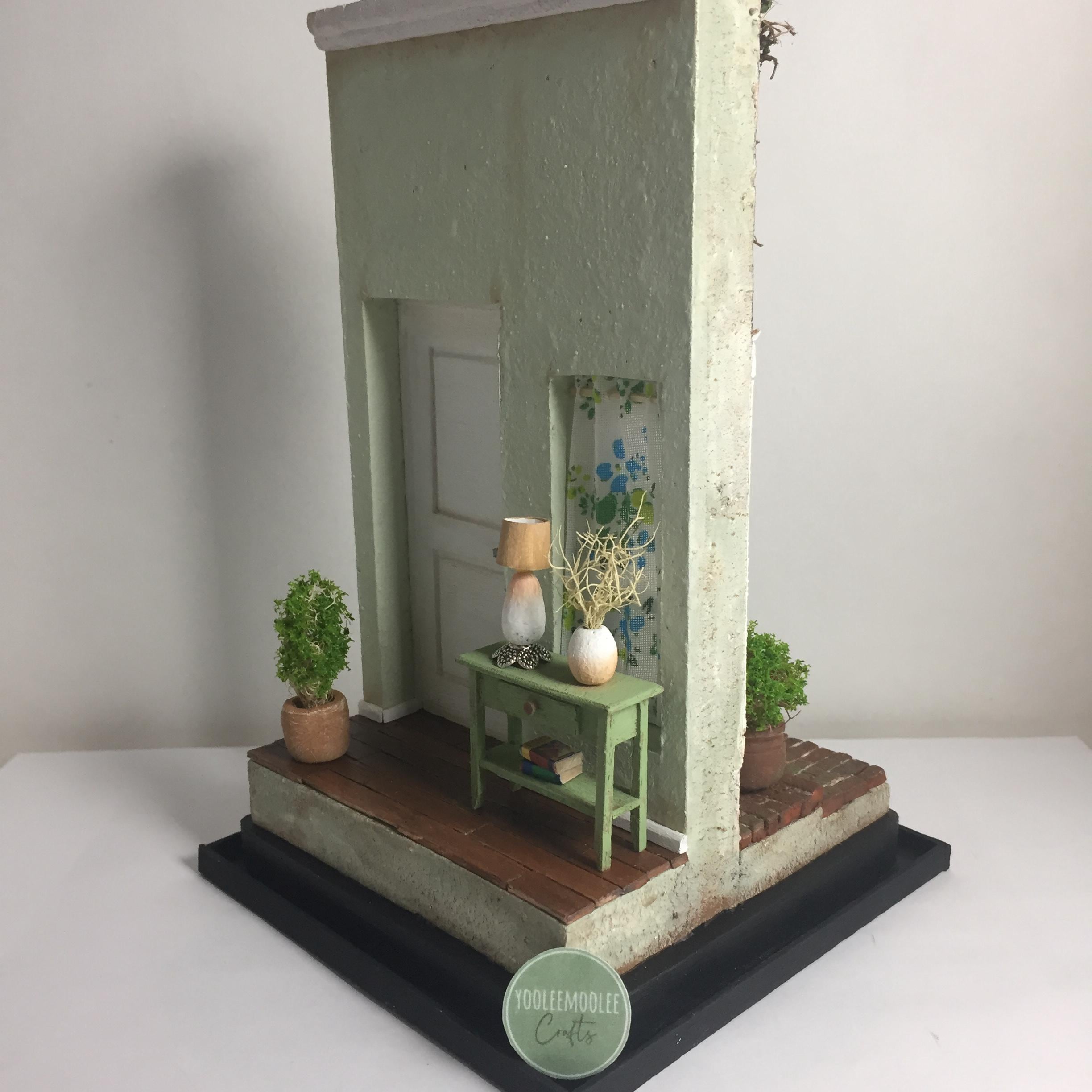 Welcome Home Two-sides Handmade Miniature Diorama Scene Mini Tabletop ...