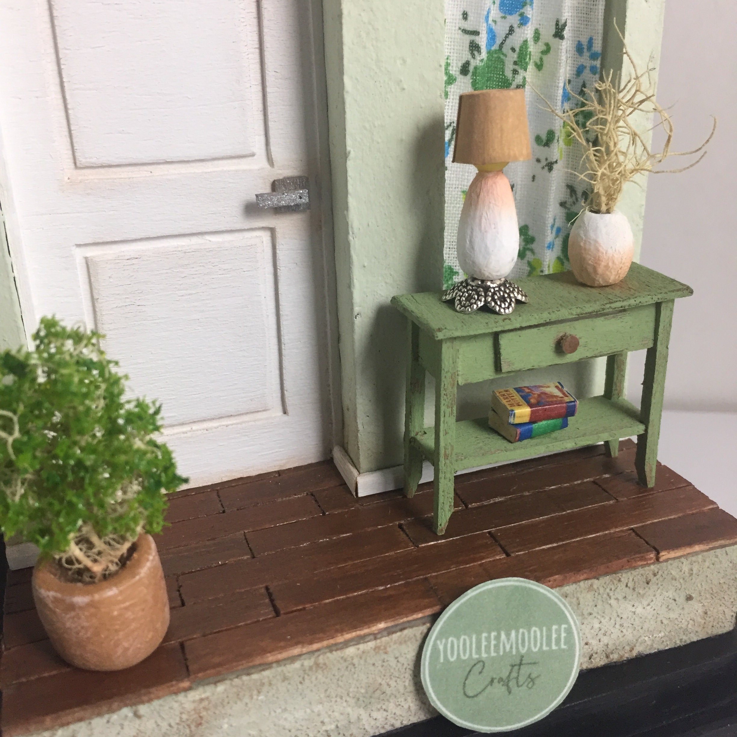 Welcome Home Two-sides Handmade Miniature Diorama Scene Mini Tabletop ...