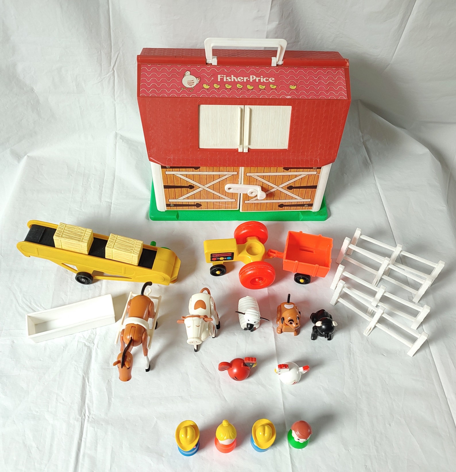 Vintage Fisher Price Farm 910 Complete Set 1984, Made in Belgium - Etsy