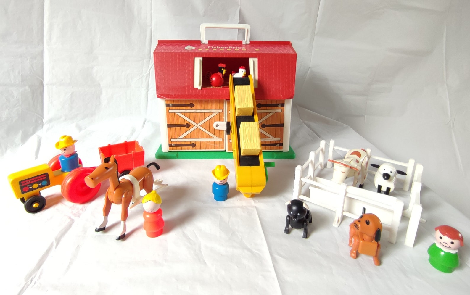 Vintage Fisher Price Farm 910 Complete Set 1984, Made in Belgium - Etsy
