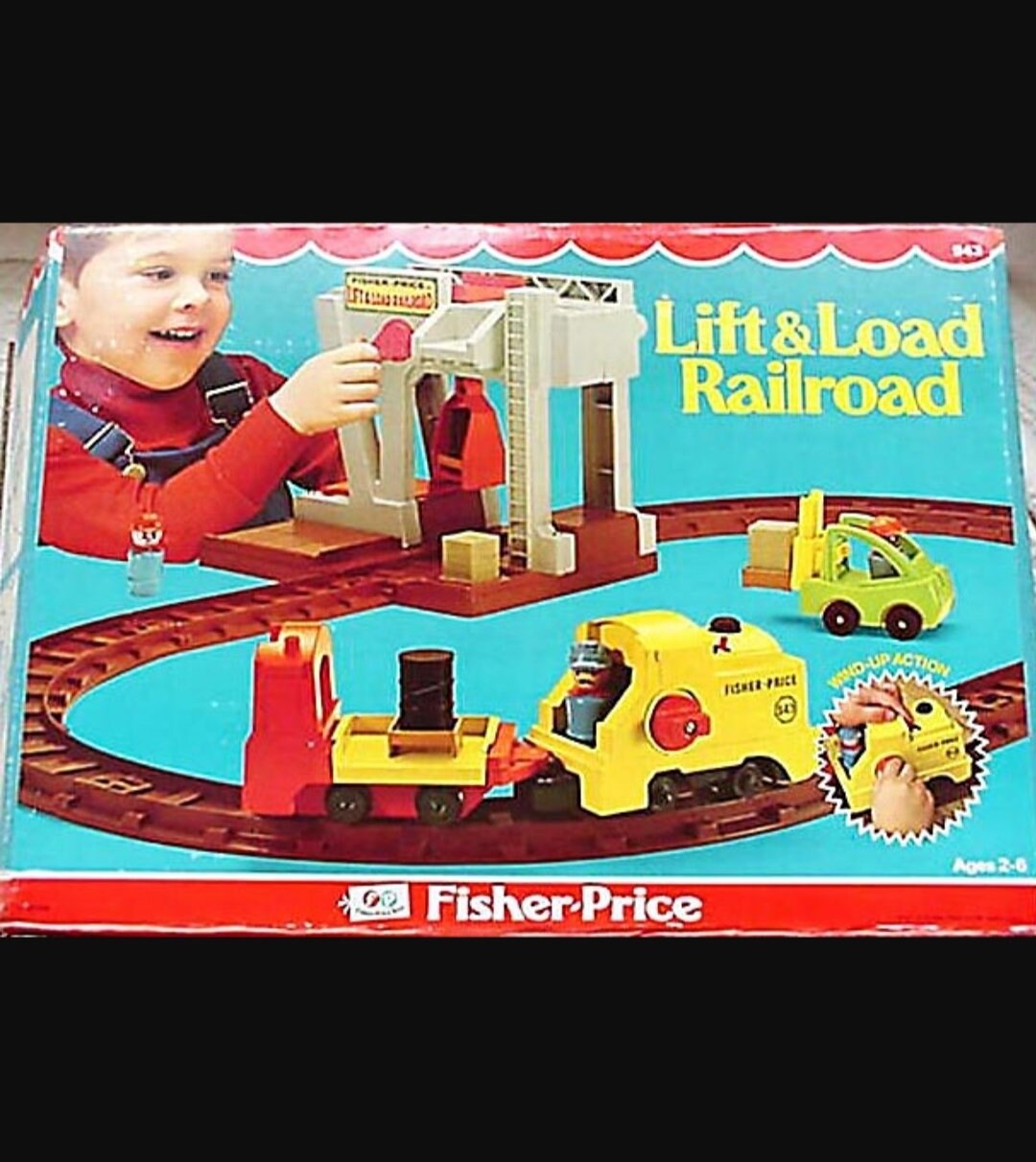 Vintage Fisher Price Lift & Load Railroad #943, Made in USA (1978) - Etsy