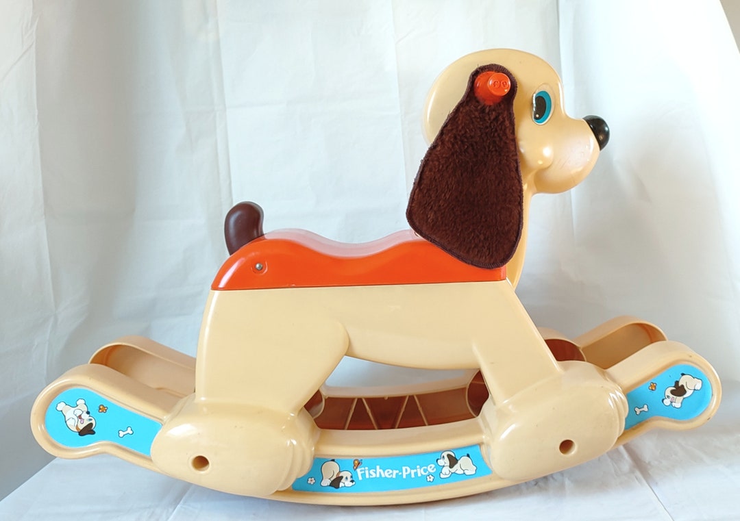 Vintage Fisher Price Rocking Puppy #135 (1983) Made in USA - Etsy