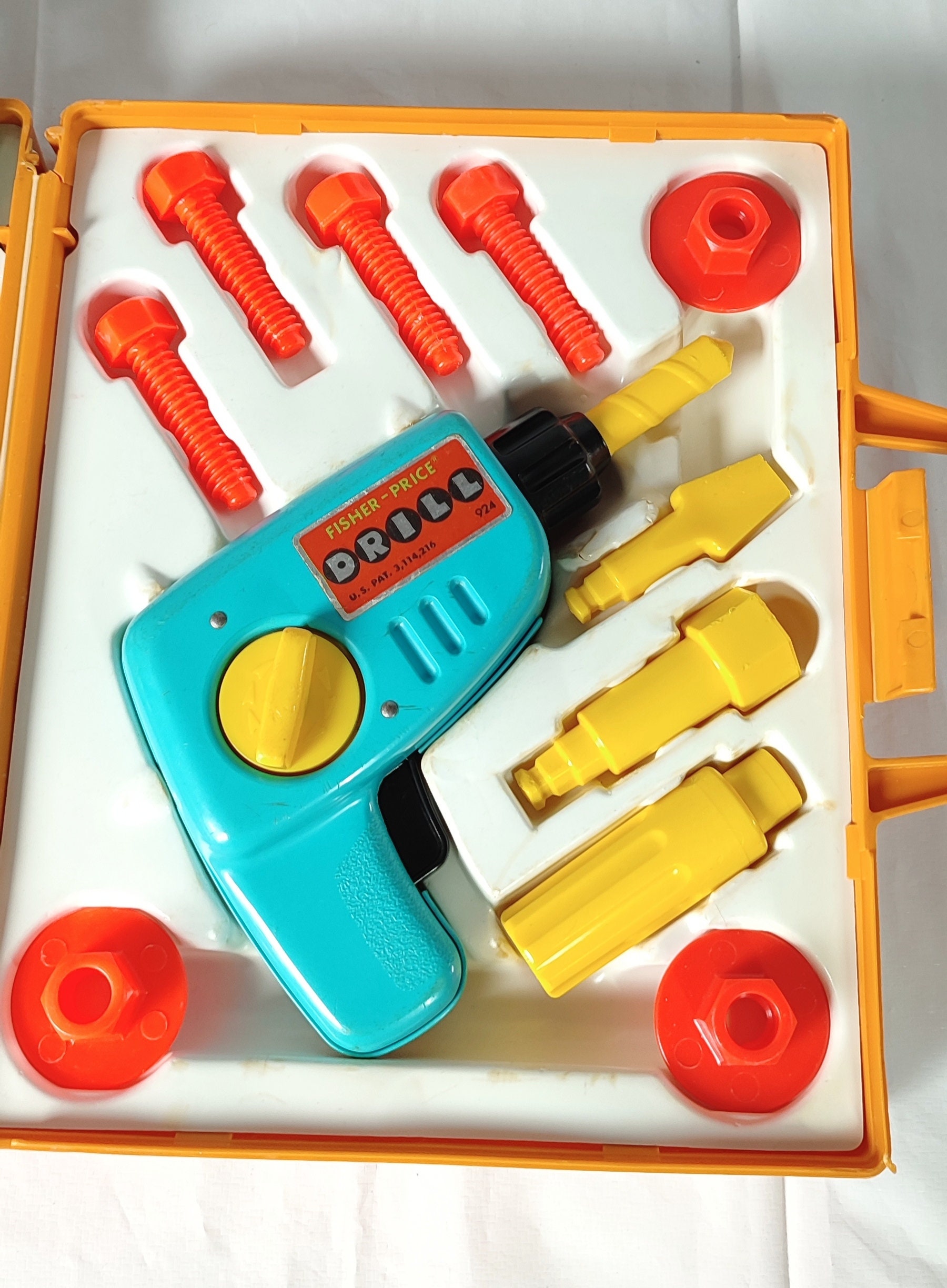 Vintage Fisher Price Tool Kit #924, Complete Set, Made in USA (1977) - Etsy