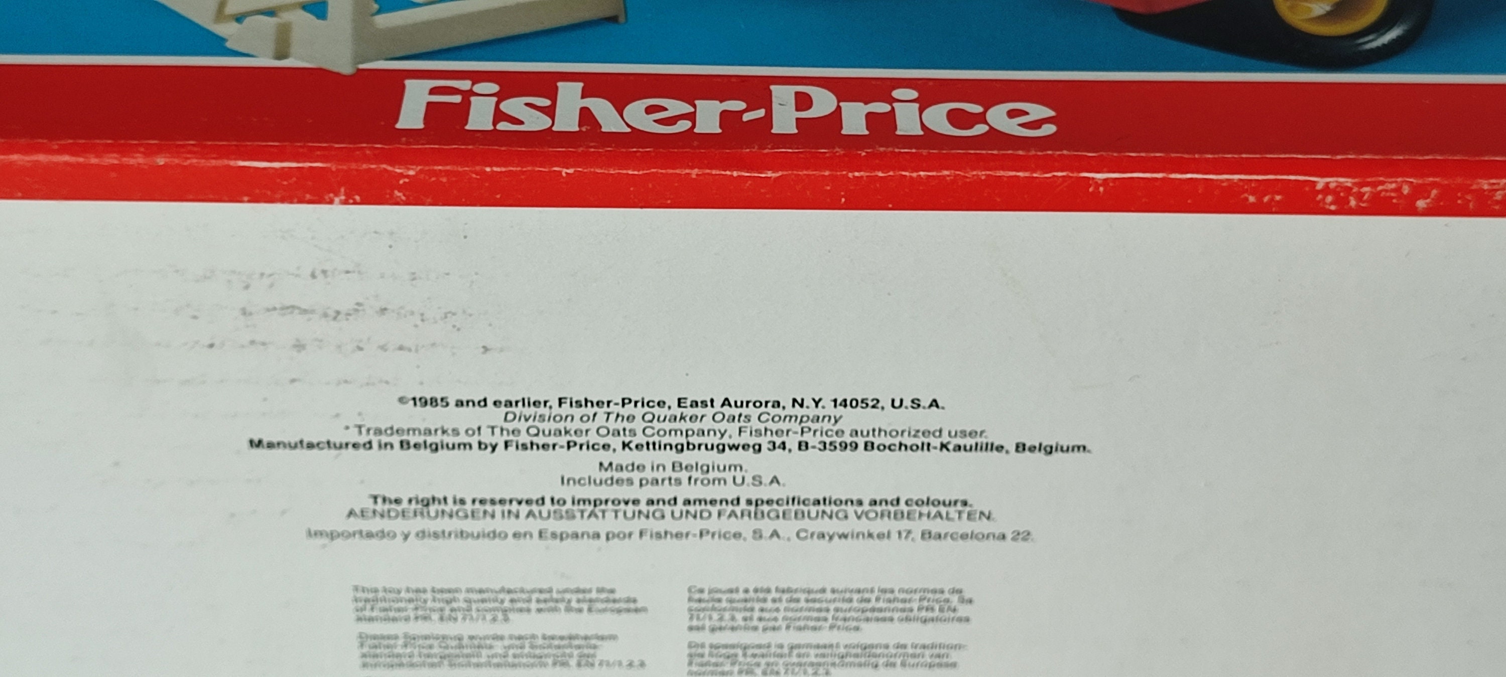 Vintage Fisher Price Husky Helper Boom Crane Toy, Made in USA 1985 ...