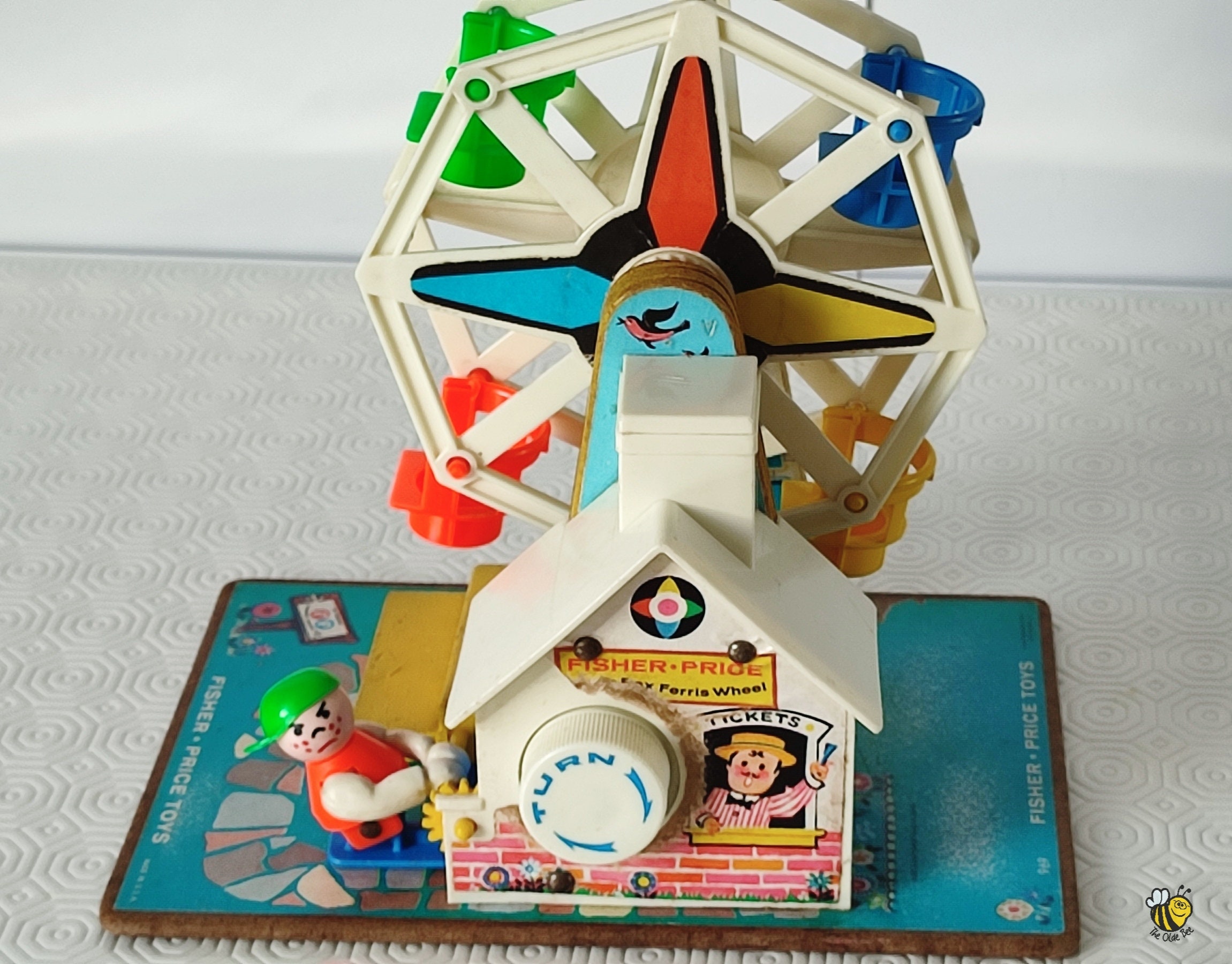Vintage Fisher Price Musical Ferris Wheel 969 Made in USA - Etsy