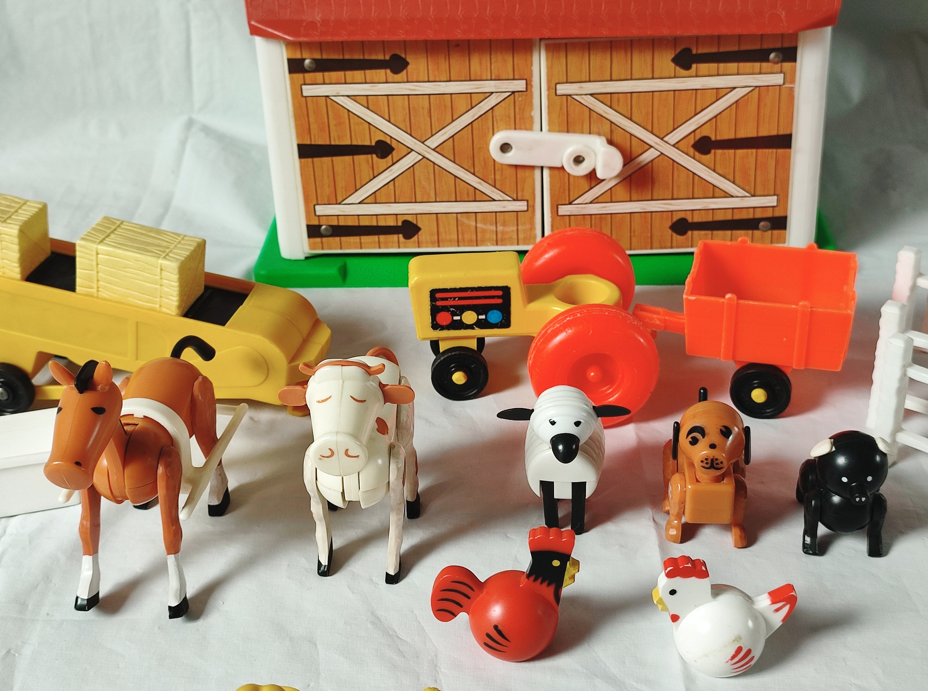 Vintage Fisher Price Farm 910 Complete Set 1984, Made in Belgium - Etsy