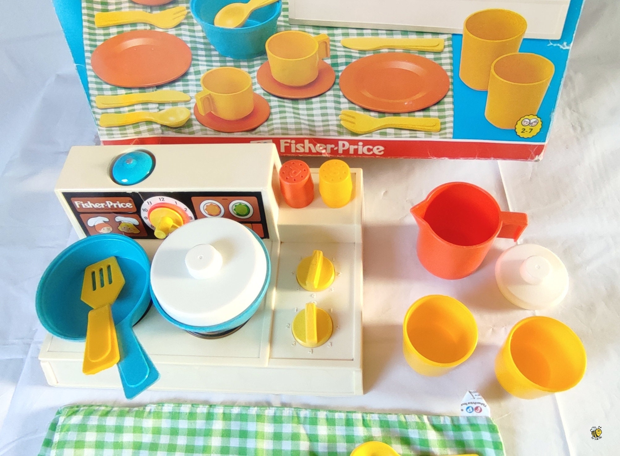 Vintage Fisher Price Kitchen Set #919, Complete With Box, Made in UK ...