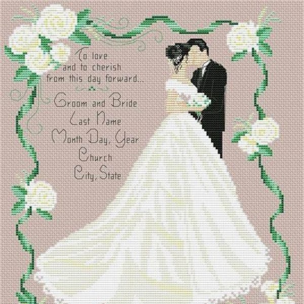 Cross Stitch Pattern Wedding - Etsy