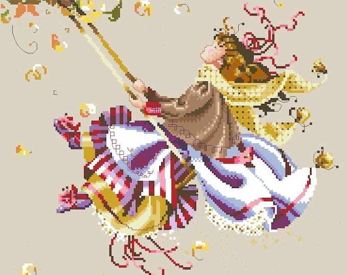 WINTER WHITE SANTA / Mirabilia / Choose Options Available/ Cross Stitch ...
