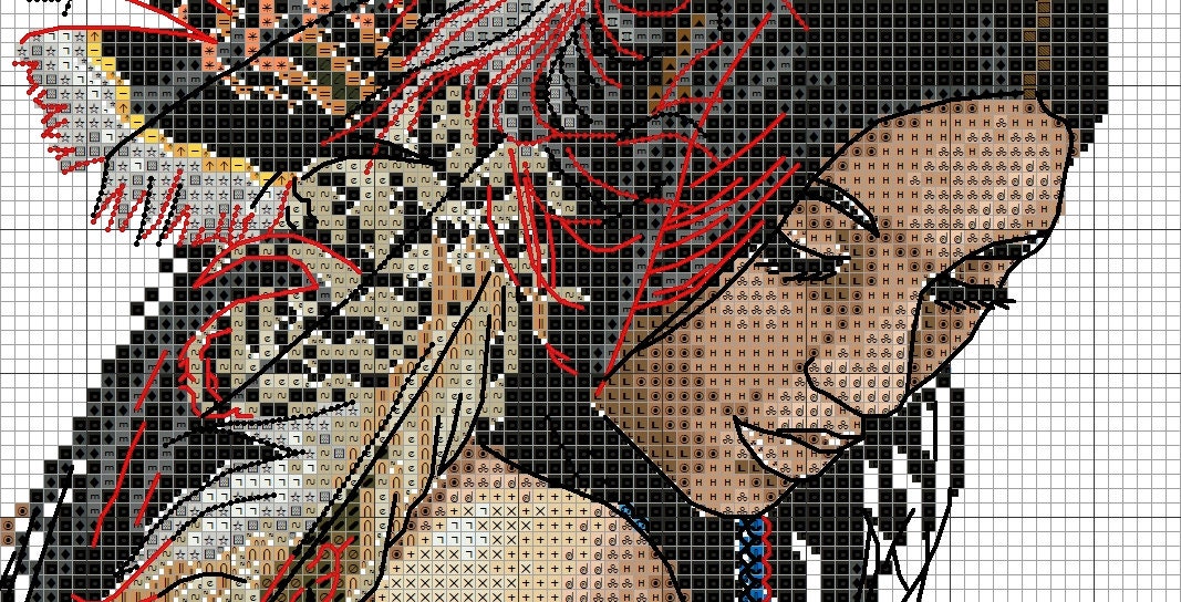 SAGA Xsd Woman INDIANA Serenity Cross Stitch Pattern Woman Nature ...