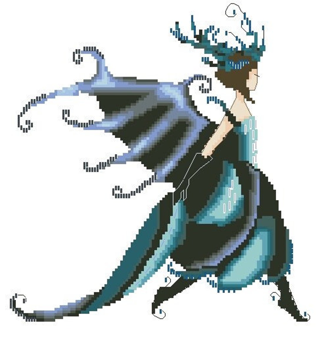 INSECT FAIRY Cross Stitch Pattern Insect Fairy HALLOWEEN Dmc - Etsy