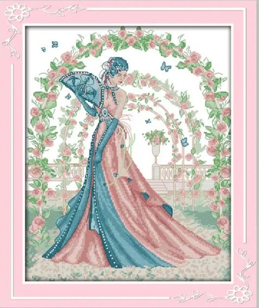 SAGA Cross Stitch Pattern Pdf Xsd Art DECO BEAUTY Cross Stitch ...