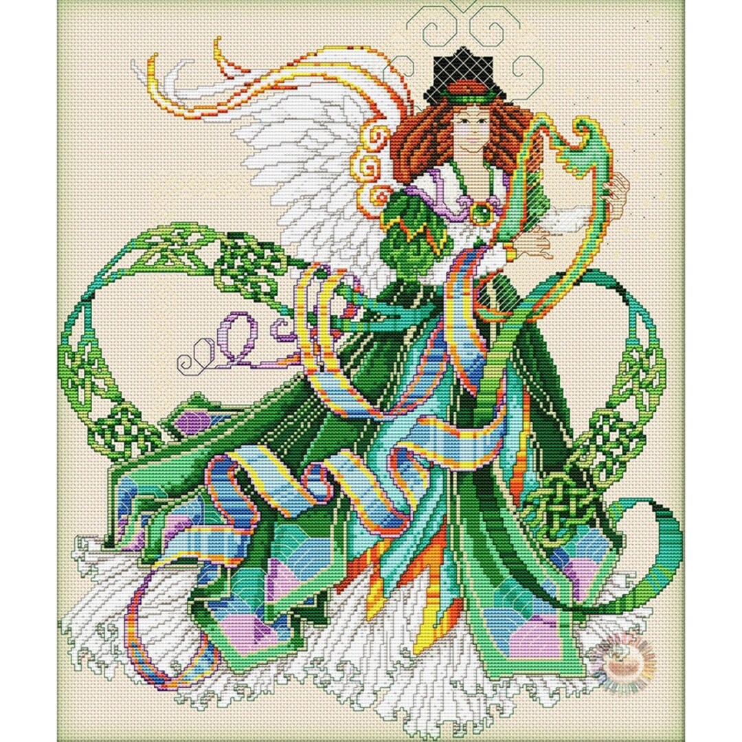Cross Stitch Pattern SAGA Pdf Xsd ANGEL of HOPE Cross Stitch Fantasy ...