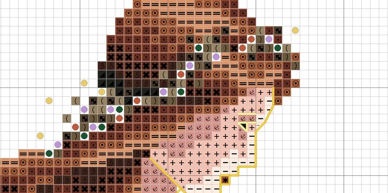 Cross Stitch Pattern SAGA Pdf Xsd Season AUTUMN WOMAN Cross Stitch Lady ...