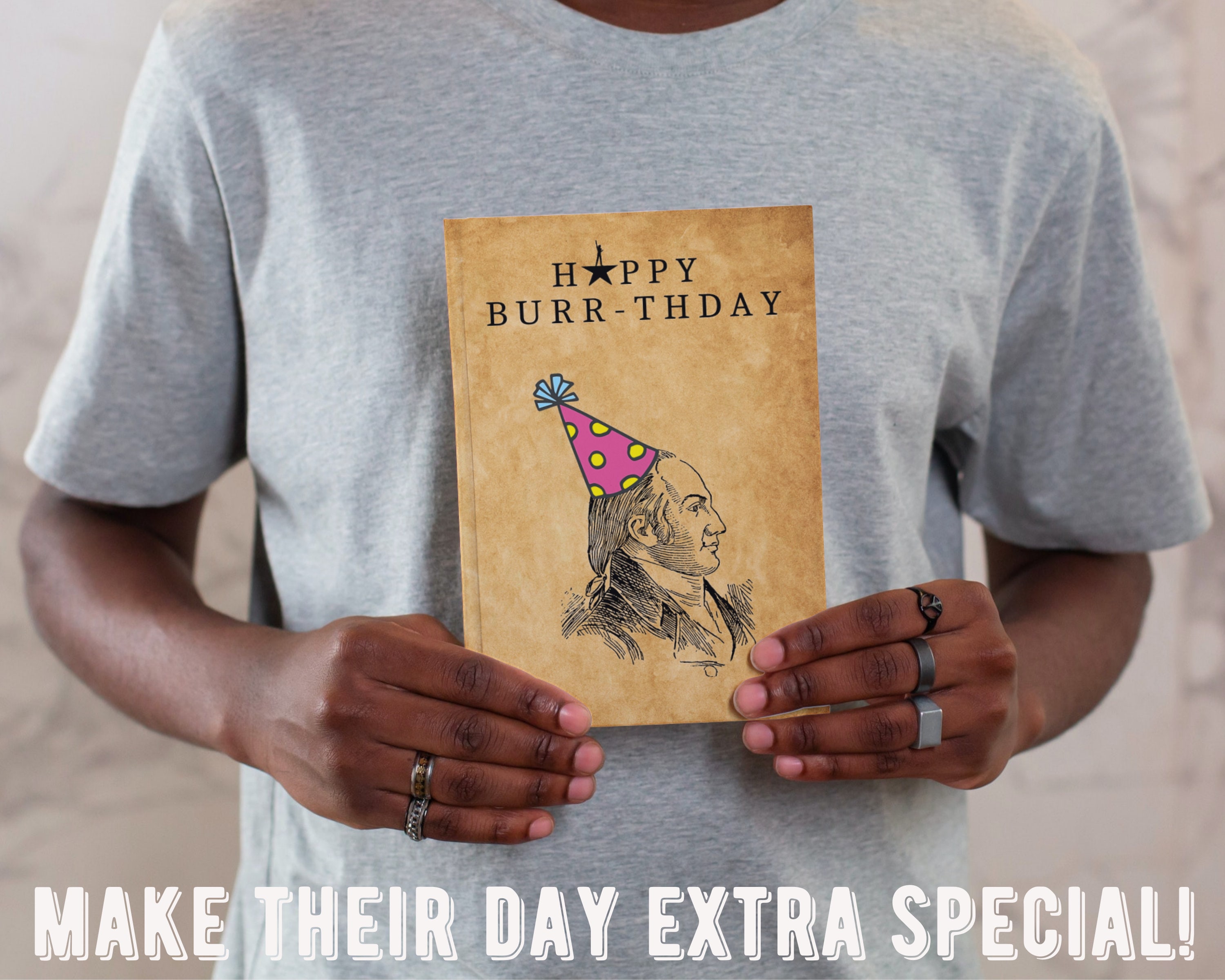 Printable Hamilton Birthday Card | Musical Theatre Pun Card | Aaron ...