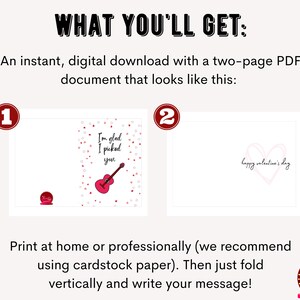 Musical Valentine's Day Card | Music Pun Card | Printable Music-themed ...