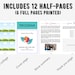 Theatre Playbill Program Canva Template: 12-page Printable (digital ...