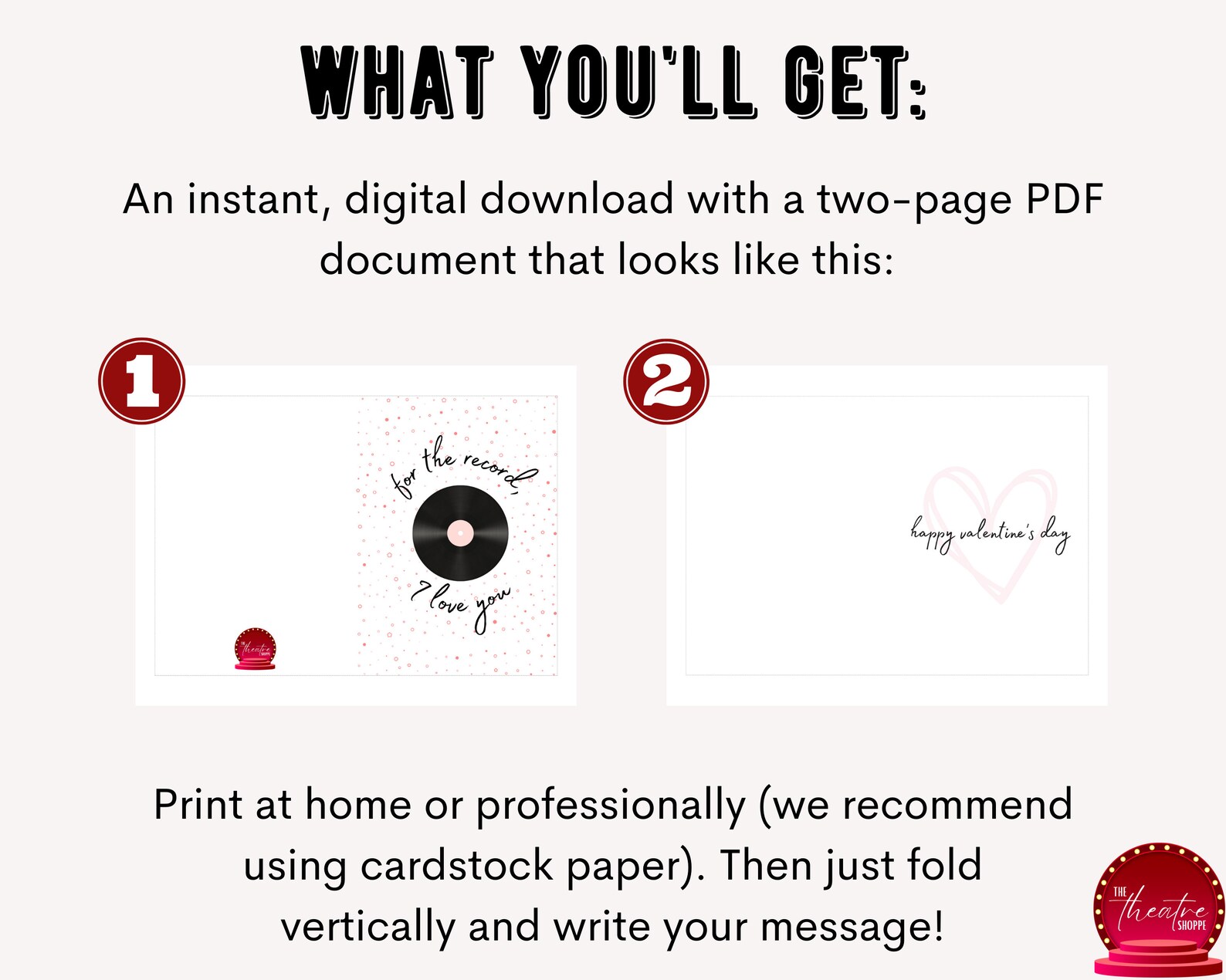 Music Pun Valentine's Day Card | Music Record Card | Printable Music ...