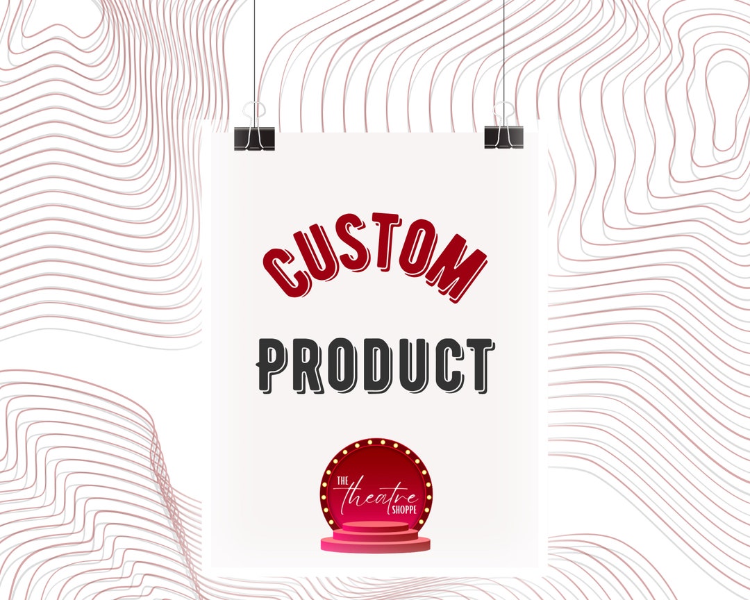 Custom Gift for Actor | Custom Broadway Musical Theatre Gift, Digital ...