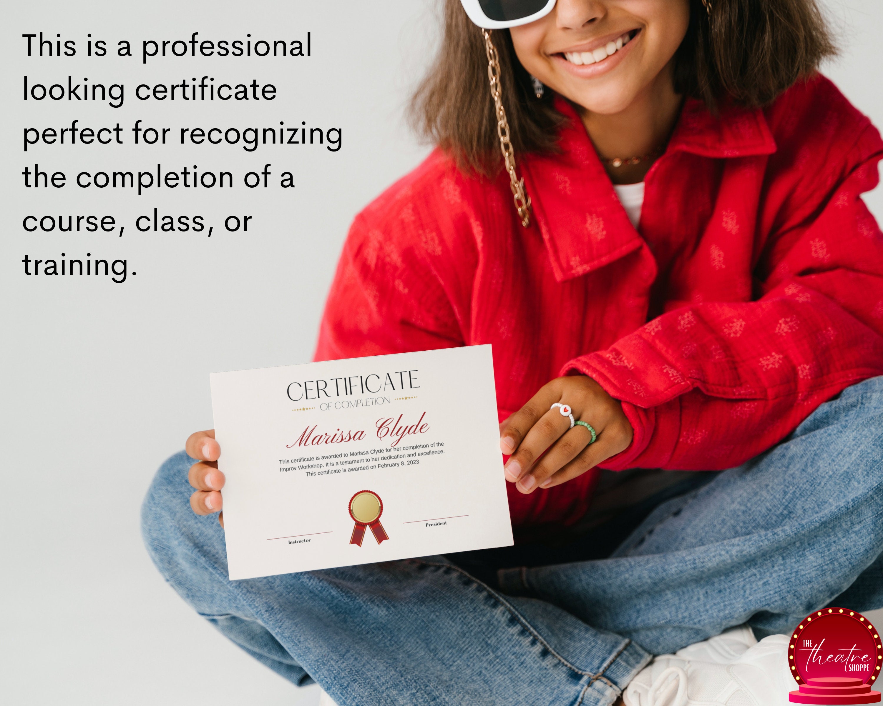Completion Certificate Template, Printable | Course, Training ...