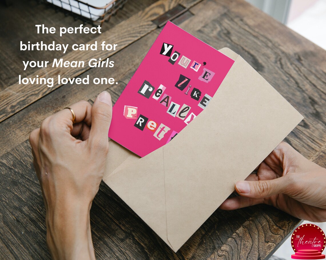 Printable Mean Girls Birthday Card Mean Girls Quote Download And Print