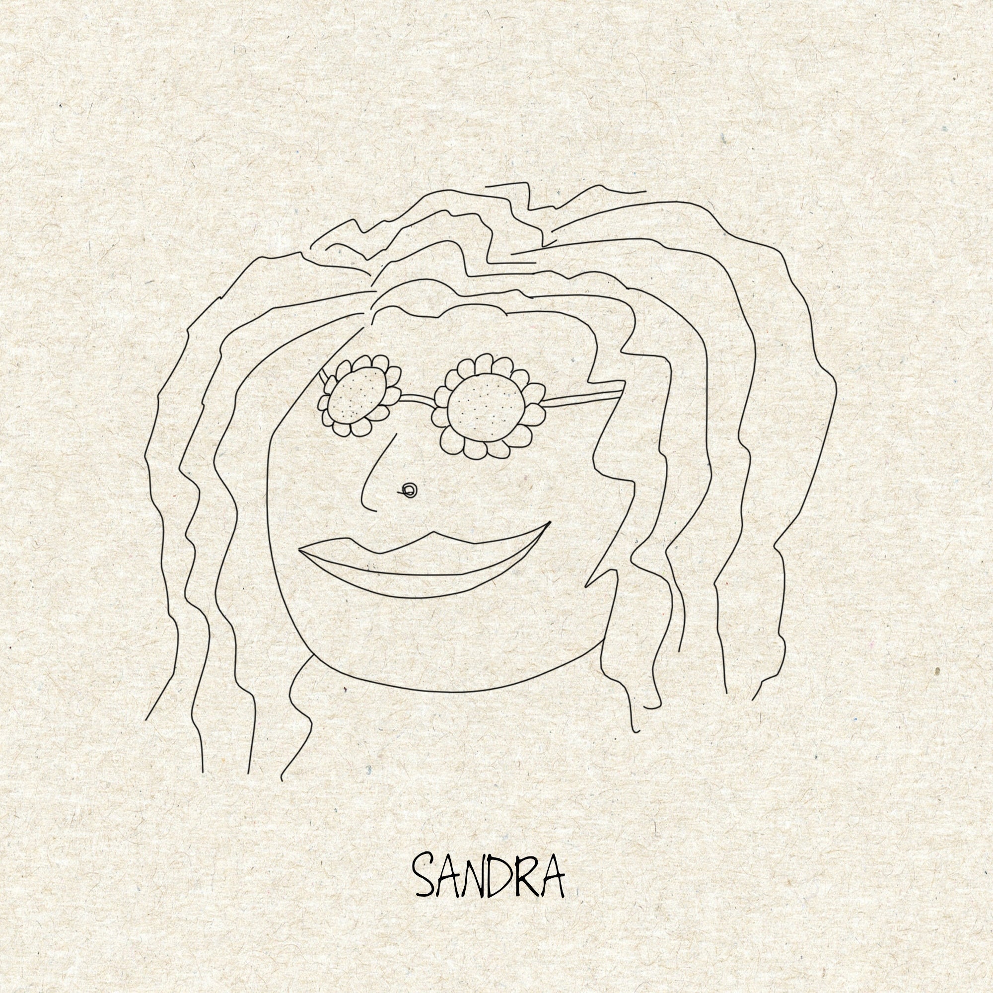 SANDRA / PNG Tatuaje, Ilustración, Arte, Diseño - Etsy México