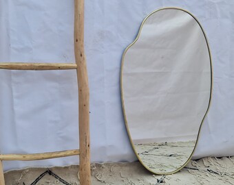 Puddle Mirror Asymmetrical Mirror Irregular Gold Mirror - Etsy