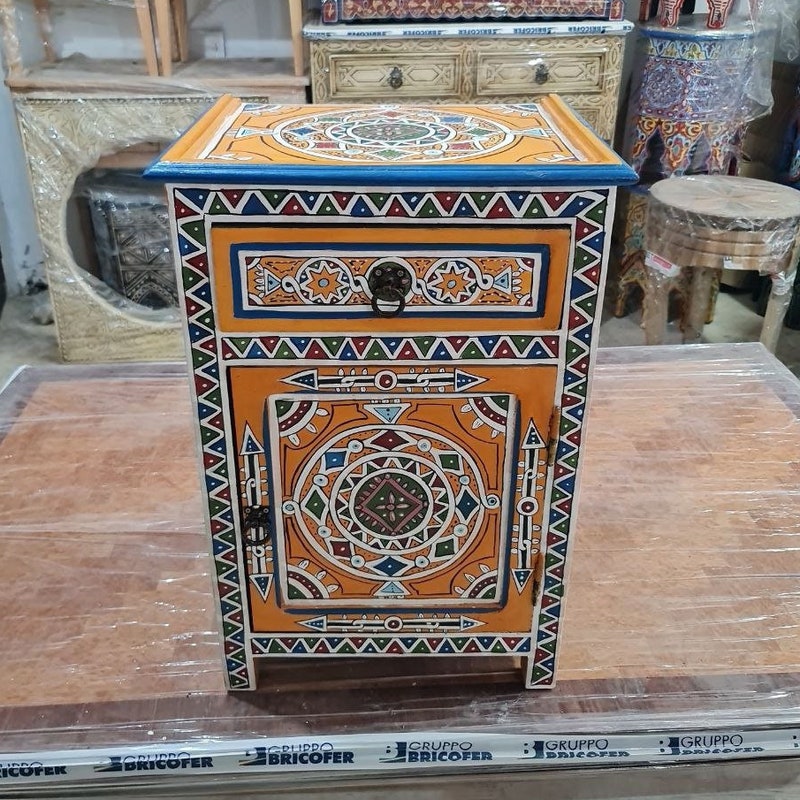 Handpainted Night Stands - Etsy