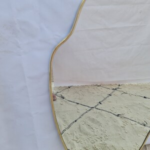 Puddle Mirror Asymmetrical Mirror, Irregular Gold Mirror - Etsy